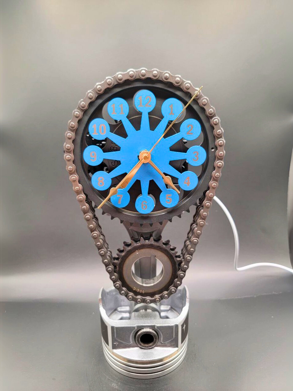 Chevy Small Block Timing Chain Clock – Corvette, Camaro, Nova Art ...