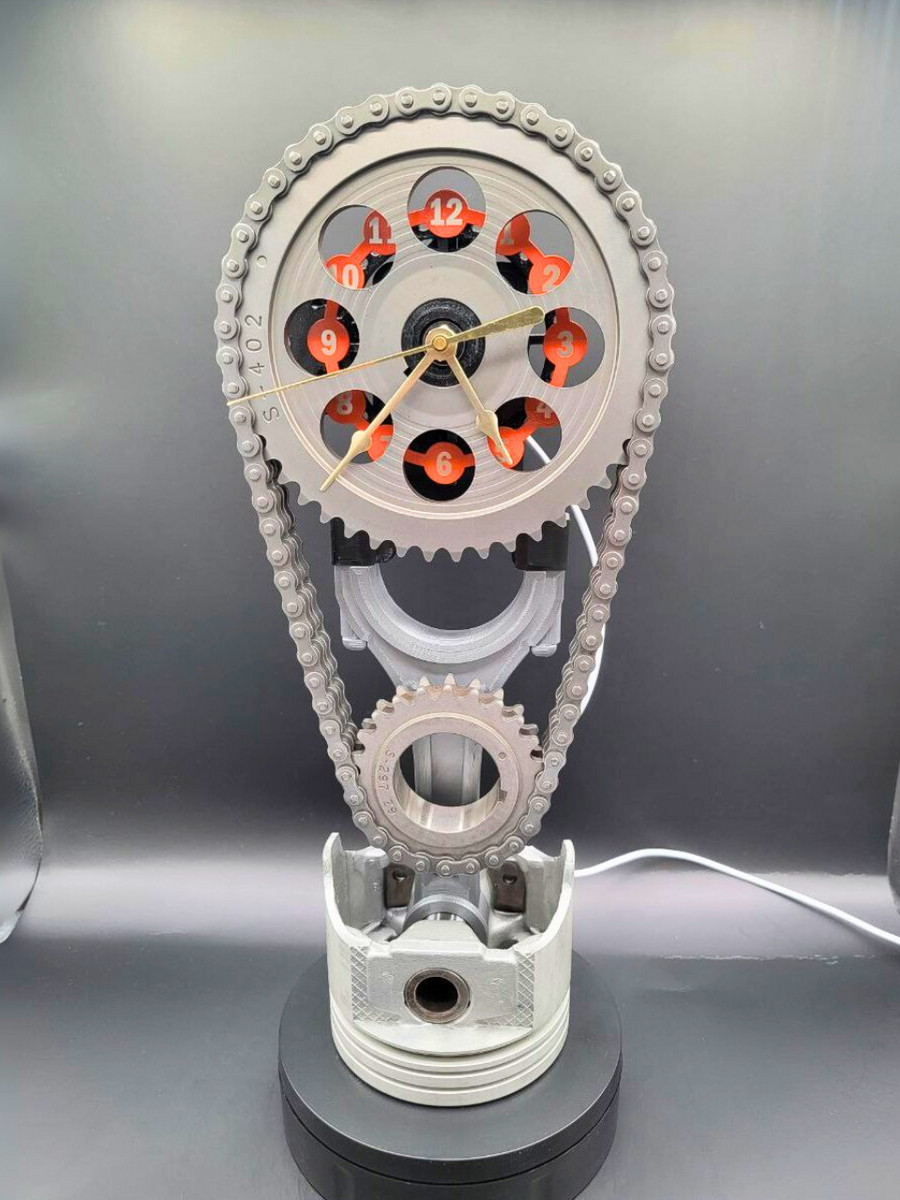 Dodge Mopar Rotating Gear Timing Chain Clock – Challenger Art, Charger ...