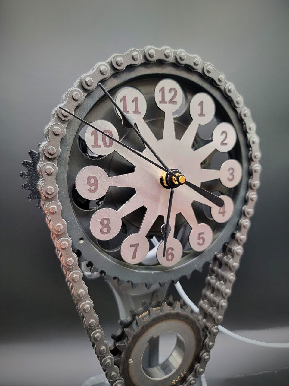 Chevy Small Block Timing Chain Clock – Corvette, Camaro, Nova Art ...