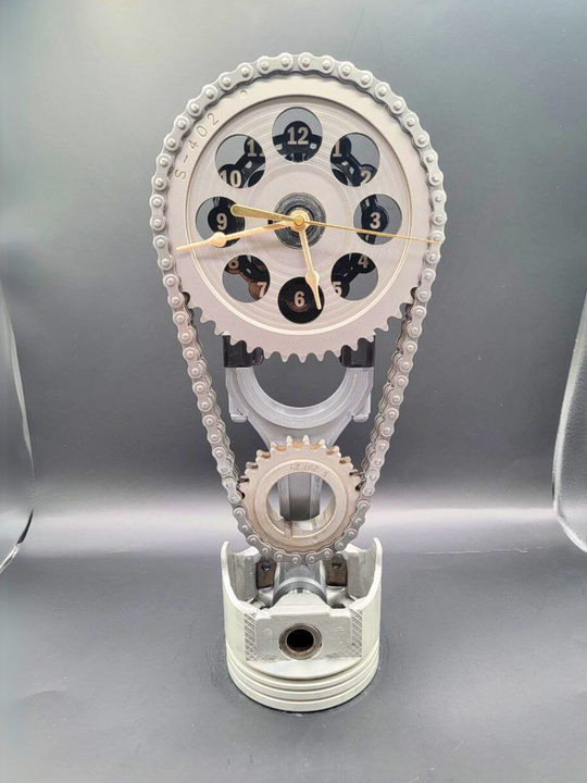 Dodge Mopar Rotating Gear Timing Chain Clock – Challenger Art, Charger ...