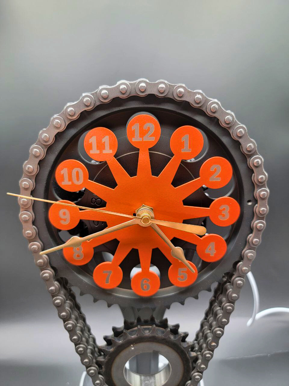 Chevy Small Block Timing Chain Clock – Corvette, Camaro, Nova Art – Clock9nine