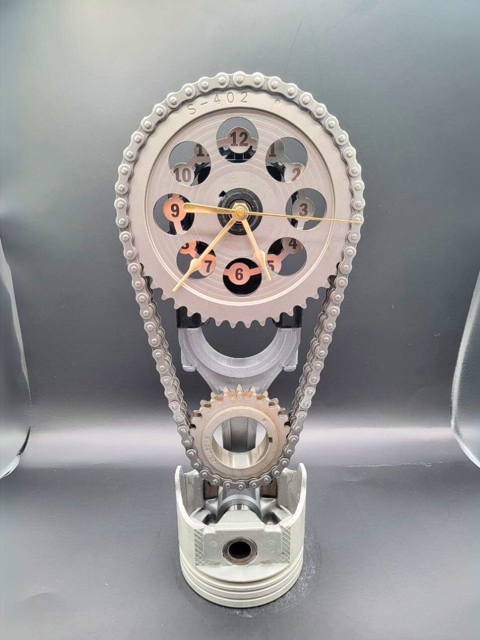 Dodge Mopar Rotating Gear Timing Chain Clock – Challenger Art, Charger ...