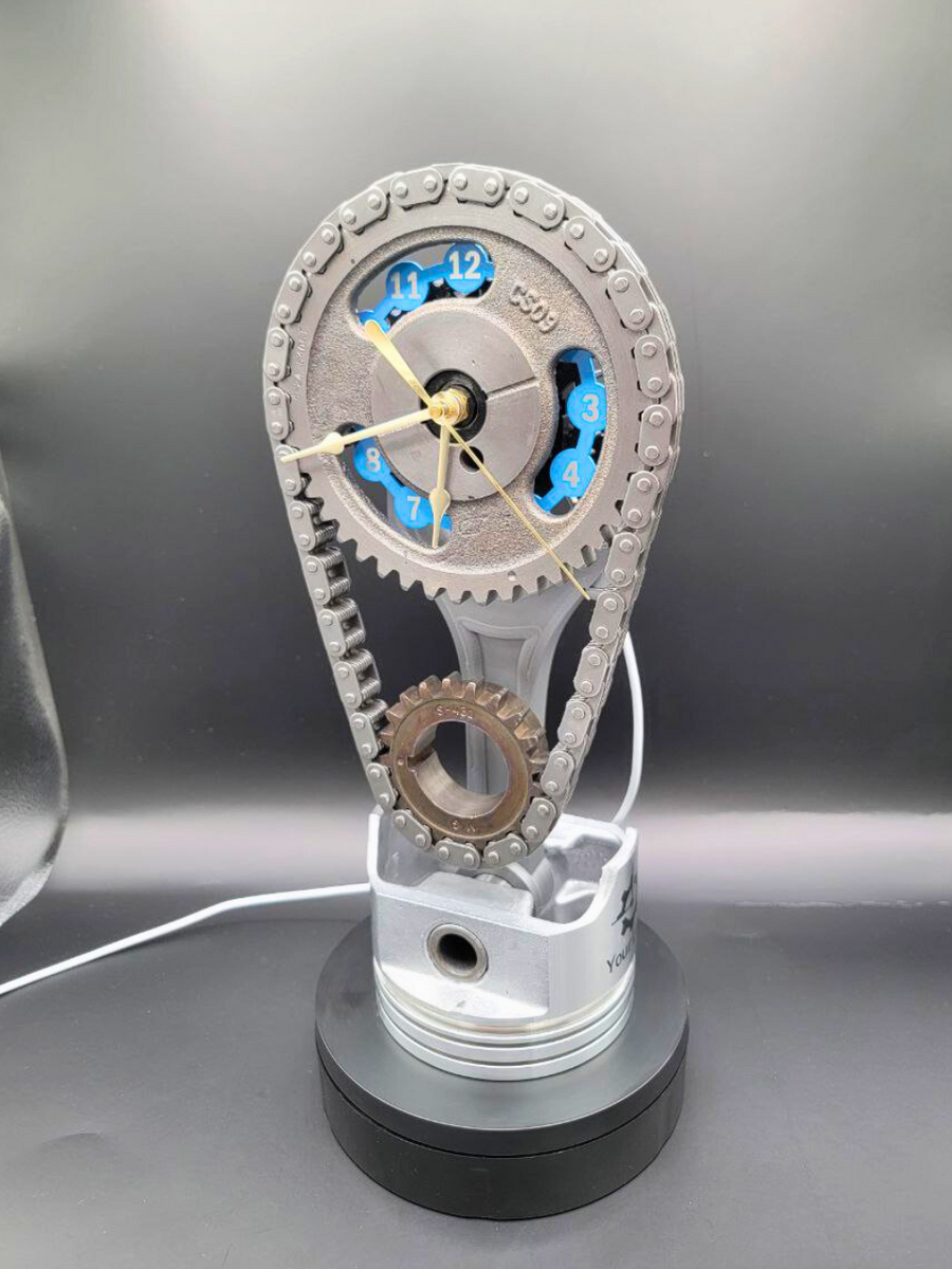 Ford 302 Timing Chain Clock, Rotating Gears From Ford F-150, Mustang ...