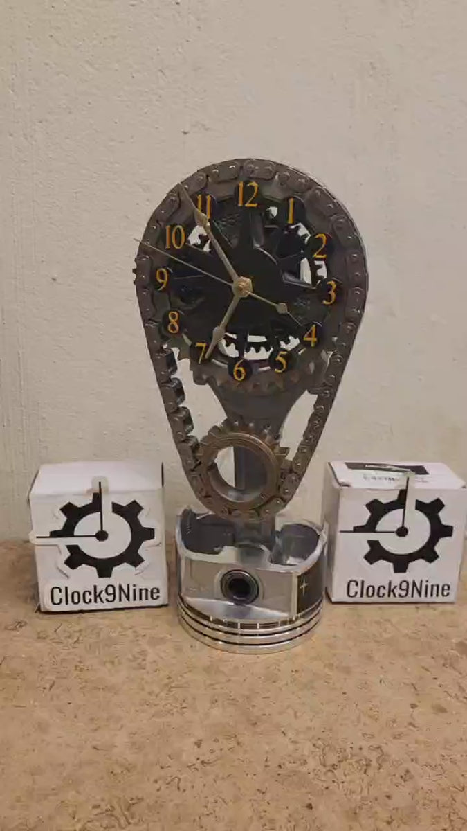 Buick Timing Chain Clock, Motorized, Rotating. – Clock9nine