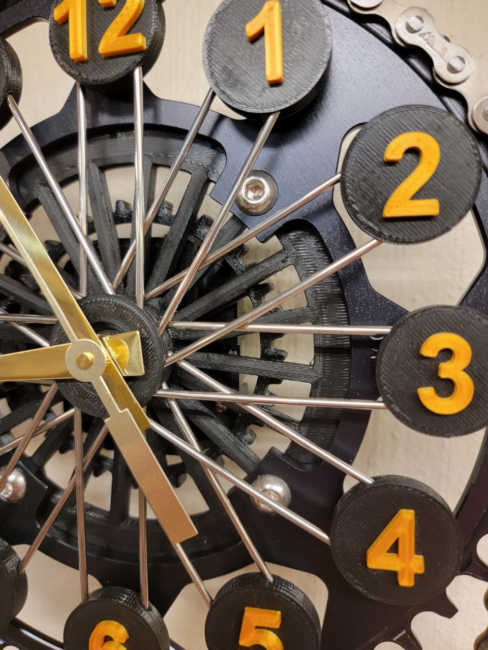 Timing Chain Rotating Gear Clocks – Clock9nine