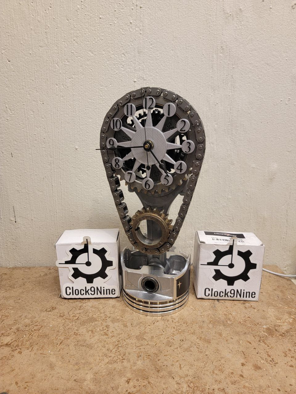 Buick Timing Chain Clock, Motorized, Rotating. – Clock9nine