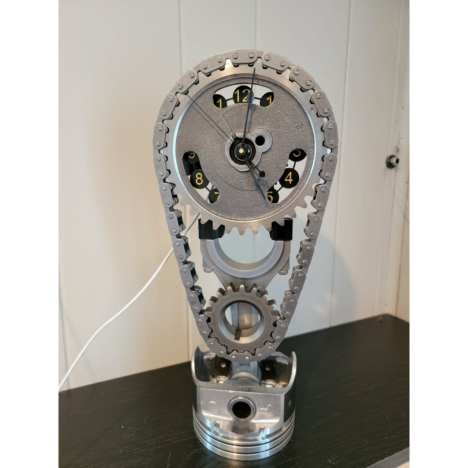 Ford 460 Big Block Timing Chain Clock with Rotating Gears, Bronco F-150 ...