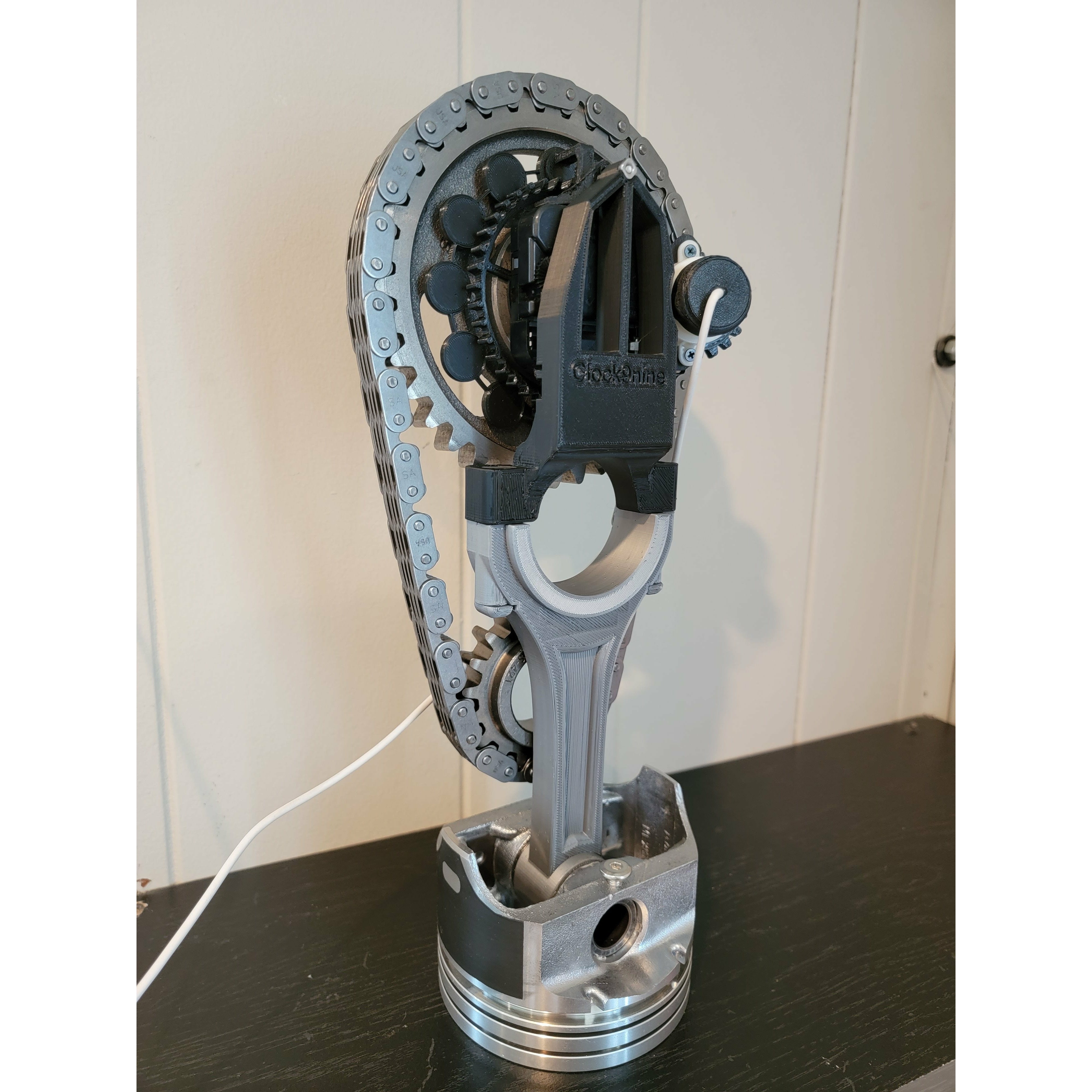 Ford 460 Big Block Timing Chain Clock with Rotating Gears, Bronco F-150 ...