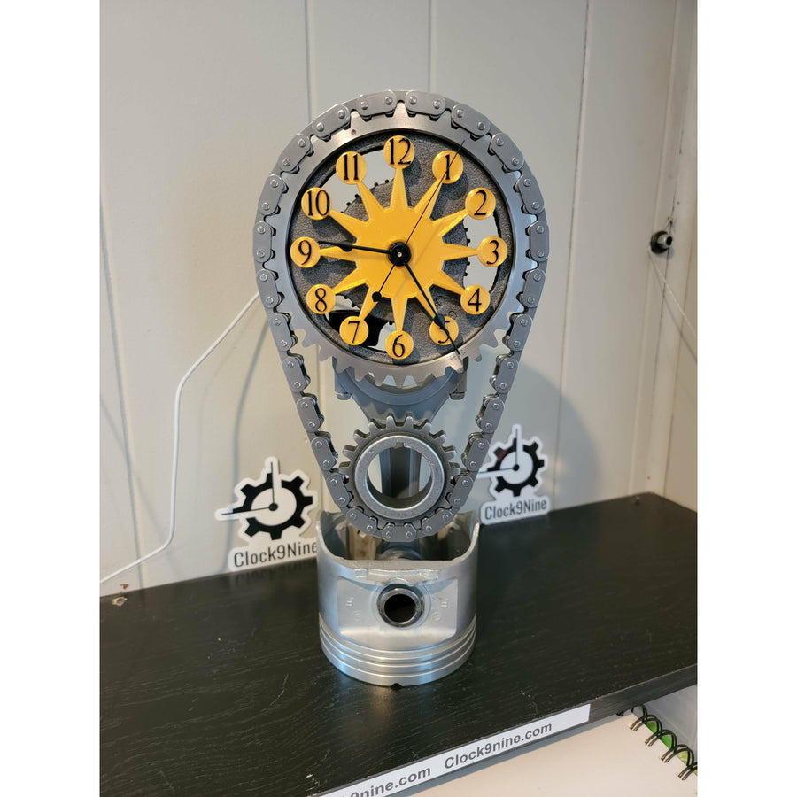Dodge/Mopar and Chrysler Big block Timing Chain Clock, Motorized, Rota ...